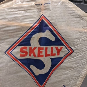 Large Original 1960's Skelly Gasoline With Keotane Paper Kite Vintage ...