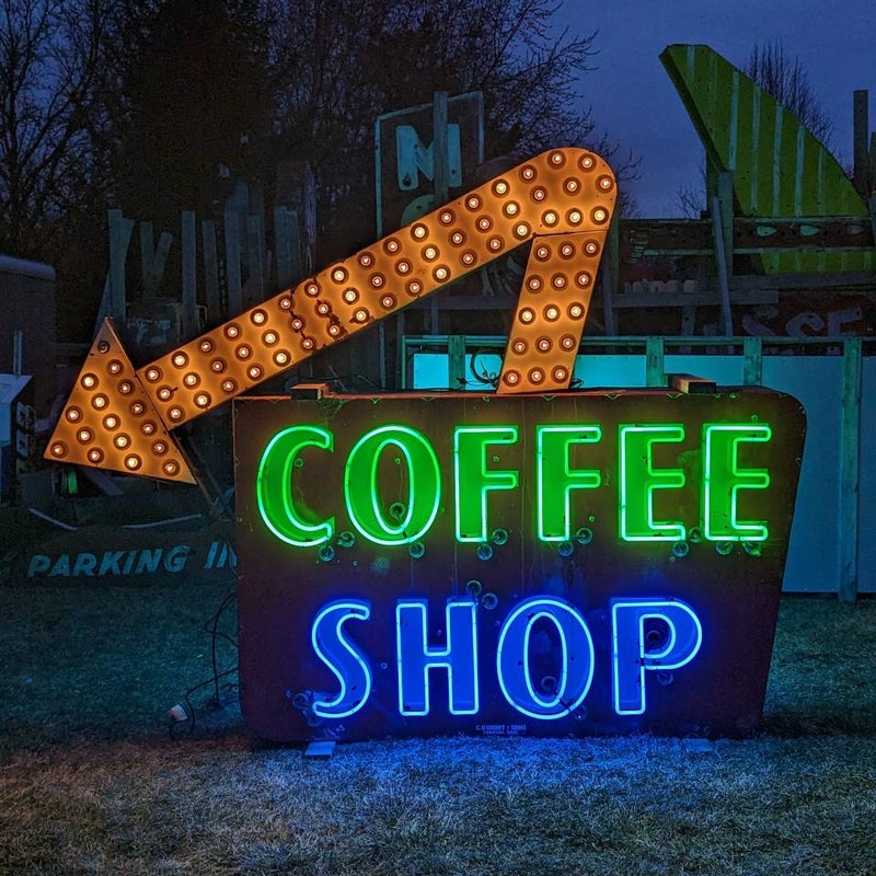 Old Neon Signs - Etsy