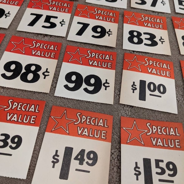 Antique Price Tags - Etsy