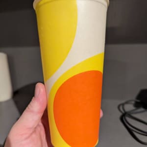 1960s Waxed Drink Cup Box- Old Dixie Cups - Original Dated 1967 - 22 Oz ...