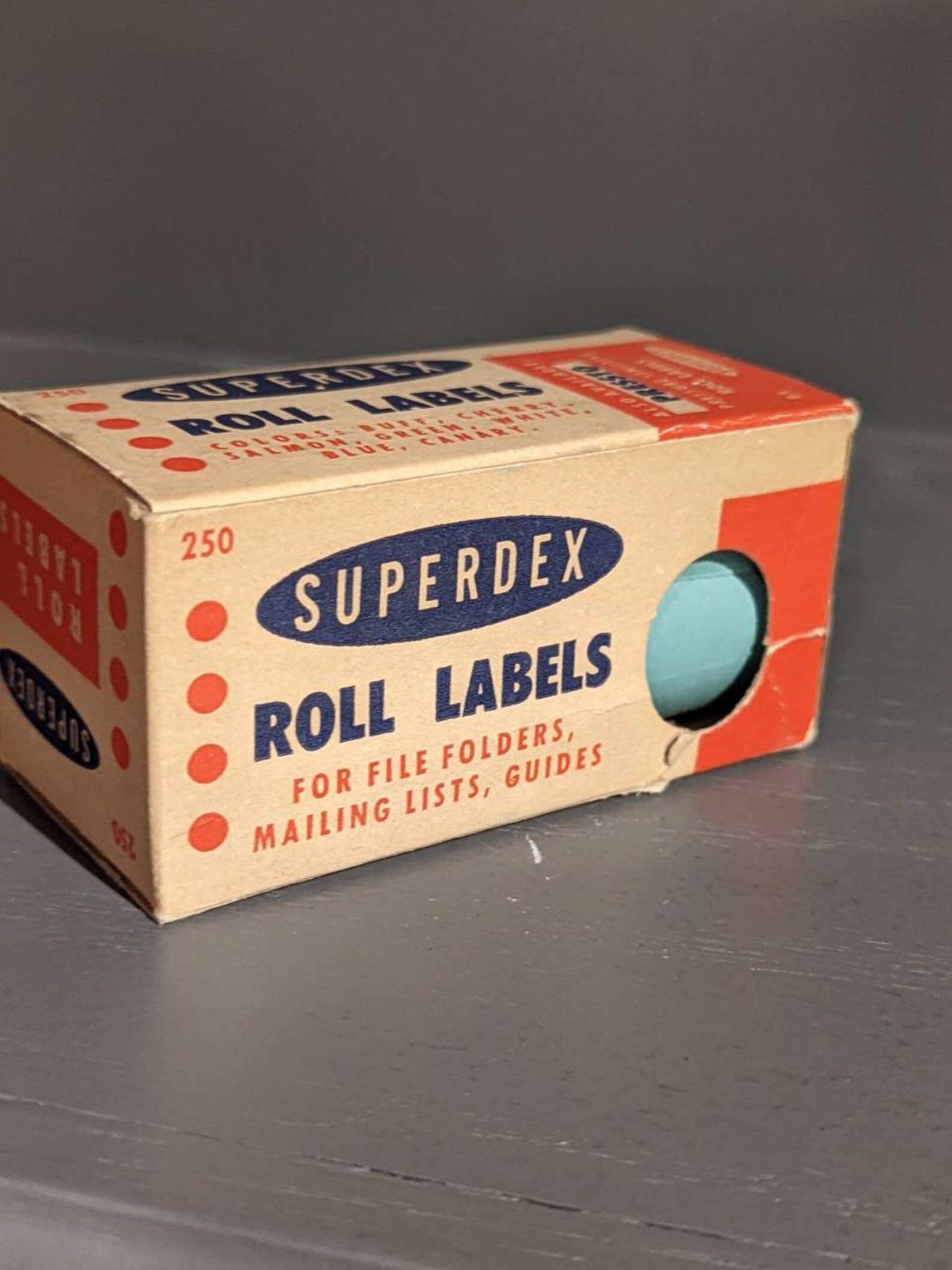 1960's Superdex File Folder Labels Old Original Office Supplies - Etsy