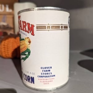 1940's Clover Farm Sweet Corn Can Label on Can Kitchen Products ...