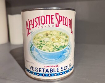 Soup Can Label - Etsy