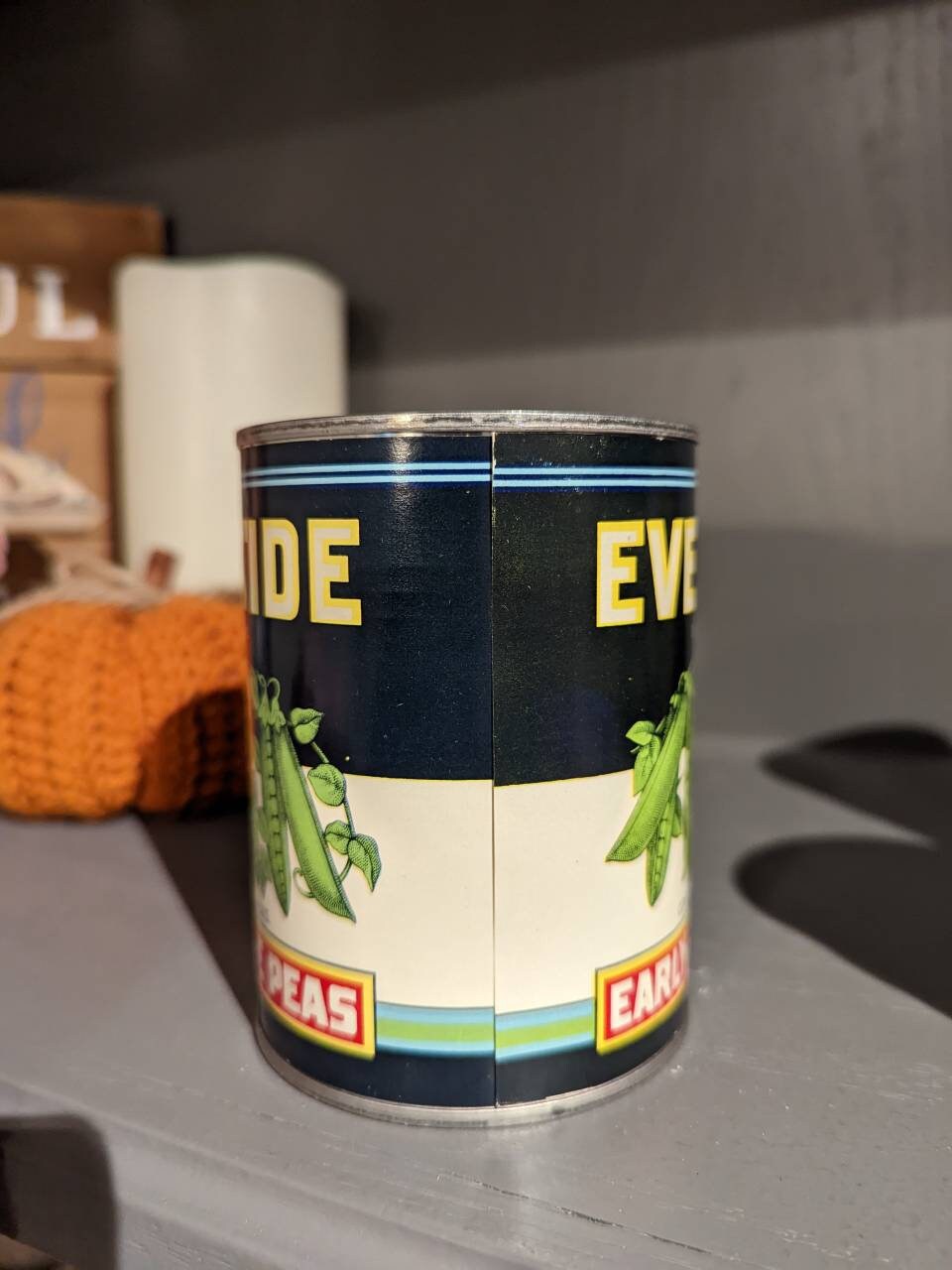 1940s Eventide Early June Peas Can Label on Can Original Vintage ...