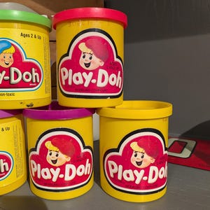 Old & Original 1980s Kenner Play Doh Plastic Container - EMPTY - Choice ...