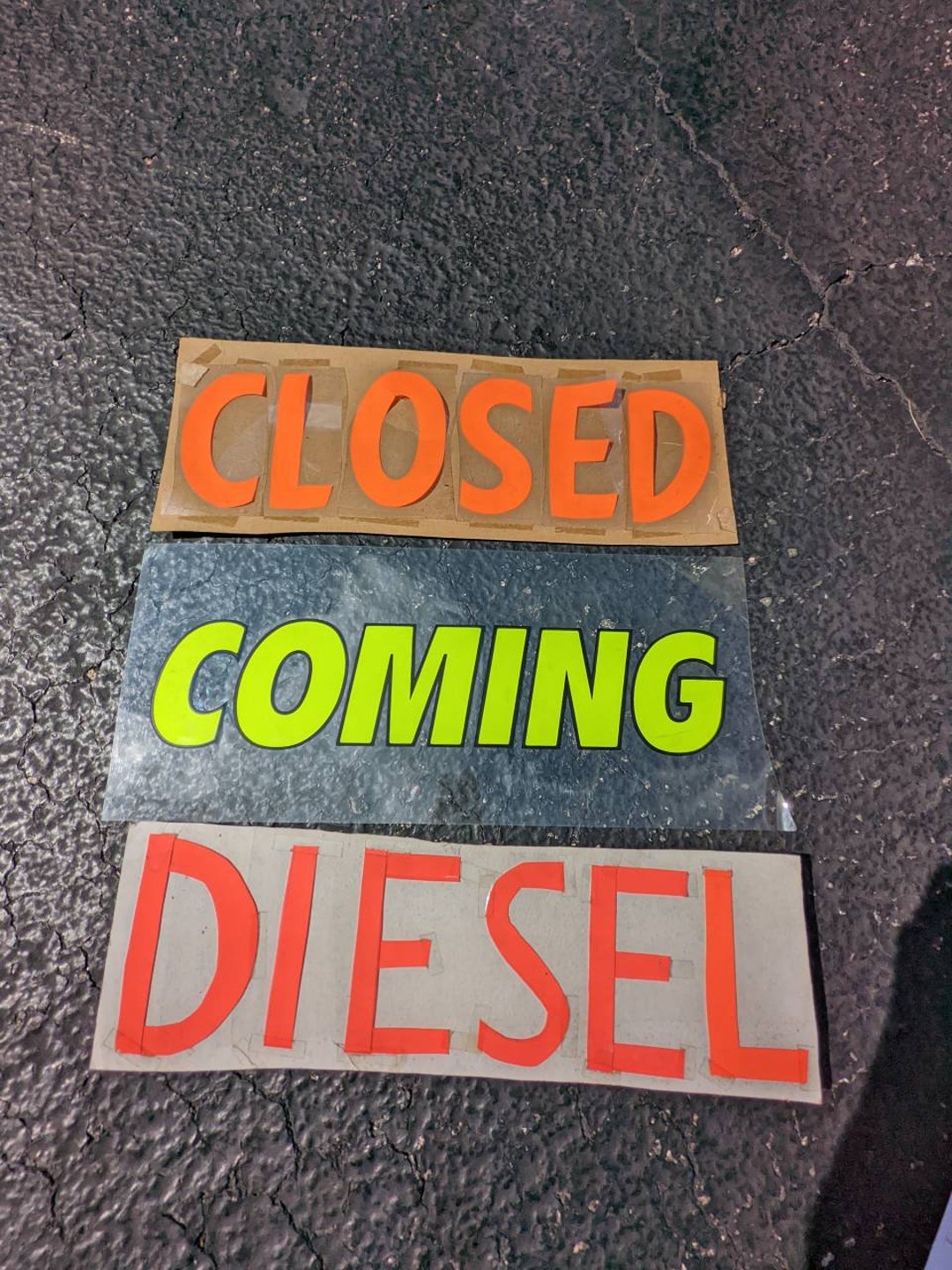 Original 1960s 70s Closed Diesel Car Dealership Car Sales Poster Sign ...