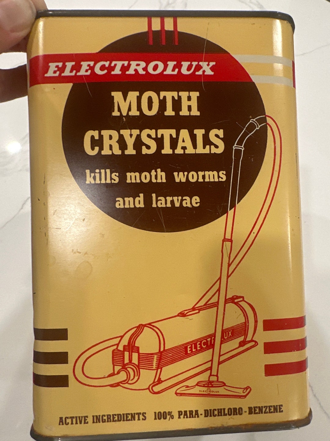 1960s/1970s Electrolux Moth Crystals Large Can 5 Pounds Old & Original ...