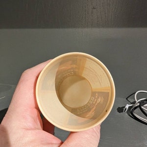 NOS 1930s Cho Cho Chocolate Frozen Malted Cup - Carnation Co. 4oz Waxed ...