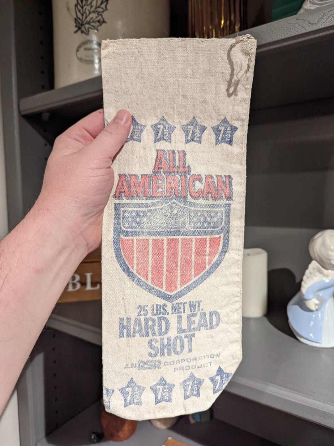 Original 1940's All American Hard Lead Shot Cloth Sack Vintage - Etsy