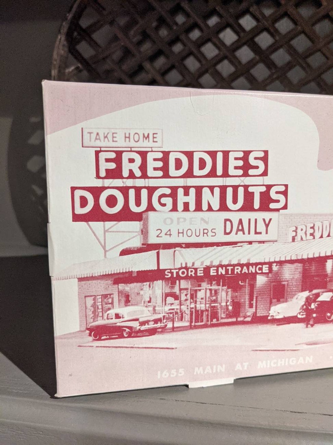 1950's Freddie's Doughnuts Box Old & Original Bakery - Buffalo, New ...