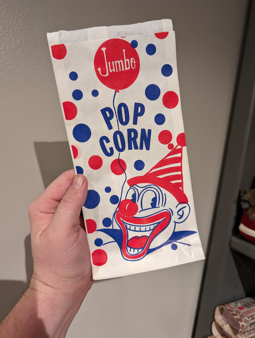 NOS 1970s 1980s Circus Clown Popcorn Pop Corn Bags- Old Vintage - Etsy