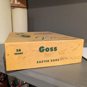 1950s Goss Fine Candies Candy Easter Eggs Candy Candies Original Candy ...