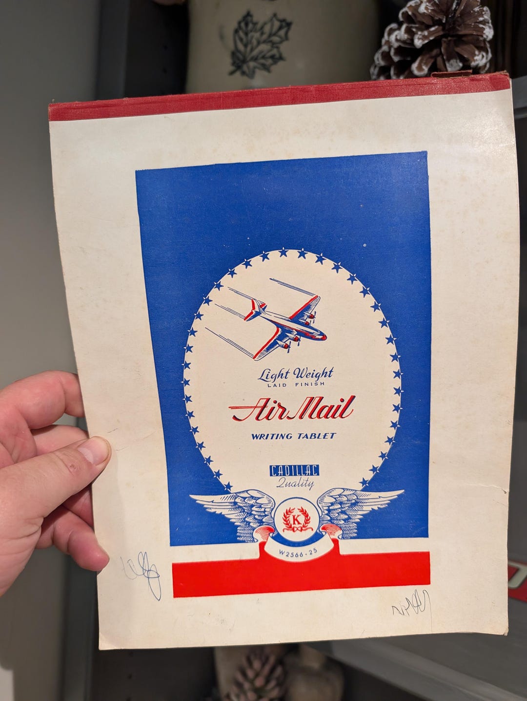1940s Cadillac Brand Air Mail Letter Paper - Old & Original Office ...