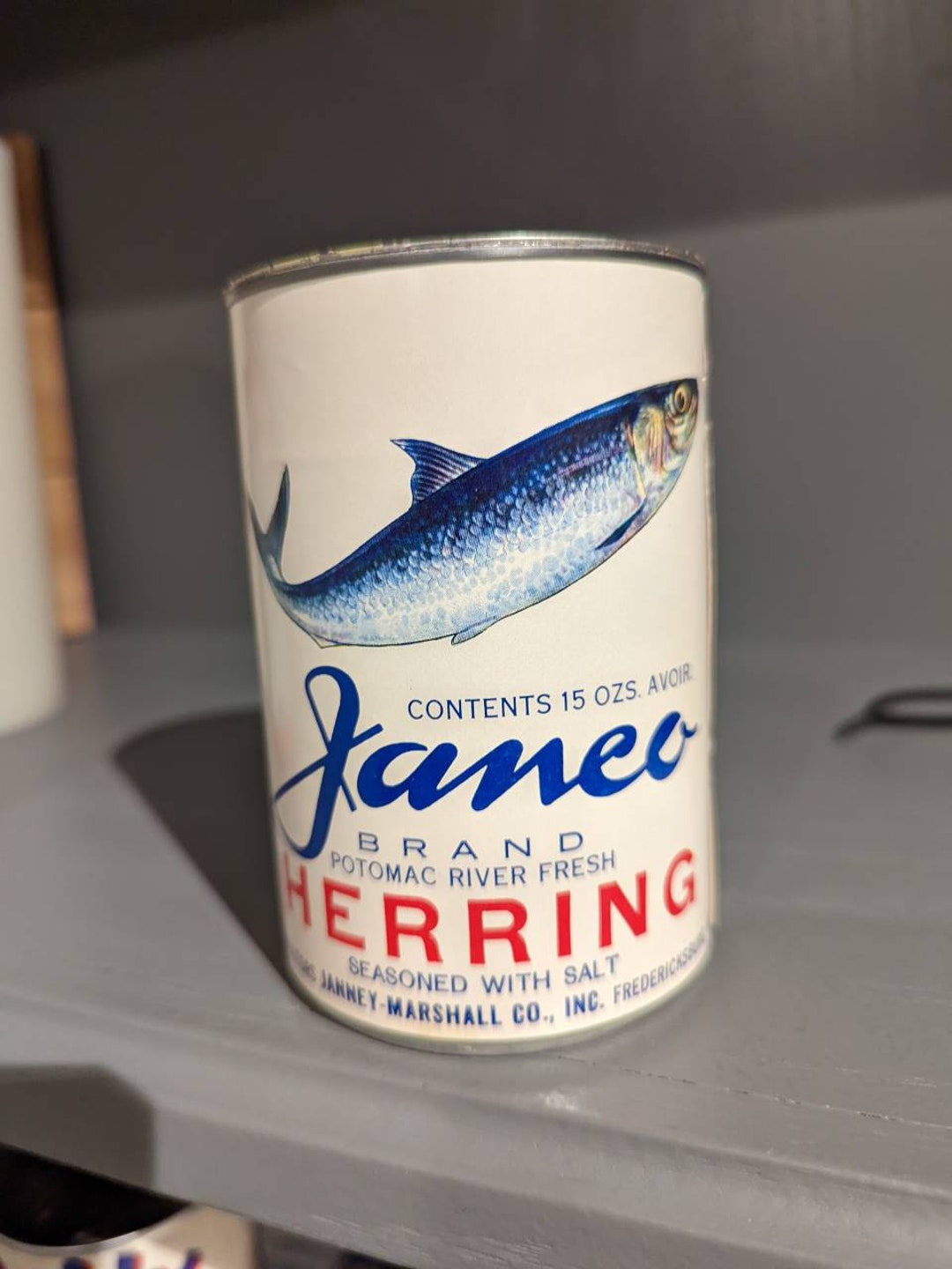 1940's/50's Janco Herring Old Can Label on Can - Etsy