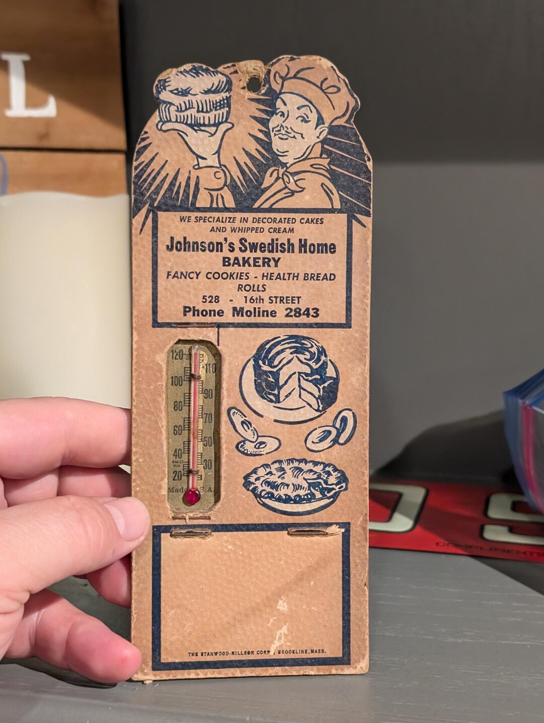 1920s Johnson's Swedish Home Bakery From Moline, Illinois Sign Poster ...
