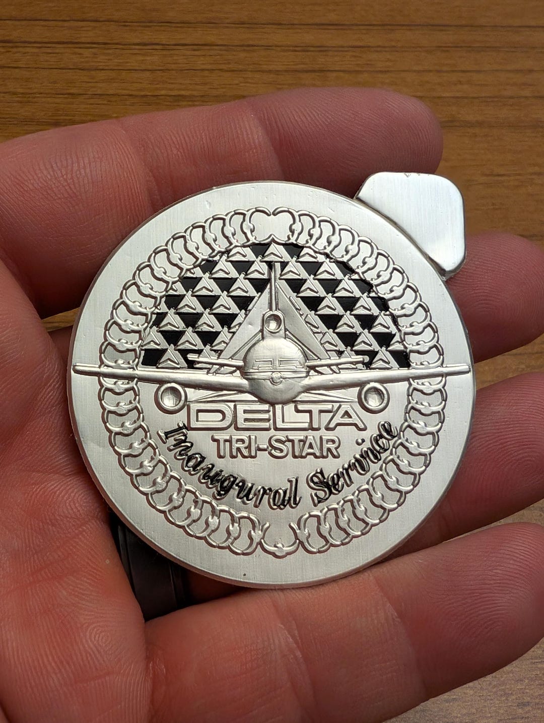 1970s Delta Airlines Lockheed Tri Star Inaugural Service Embossed ...