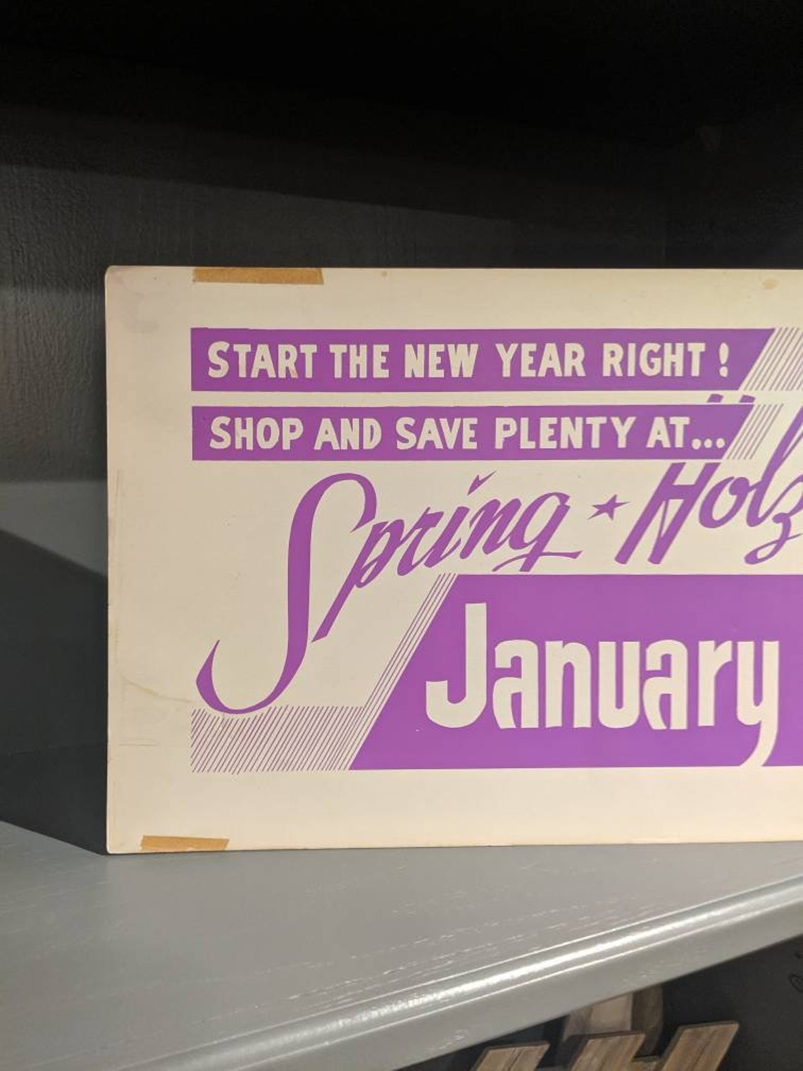 Original 1950's Spring Holzwarth Department Store | Etsy