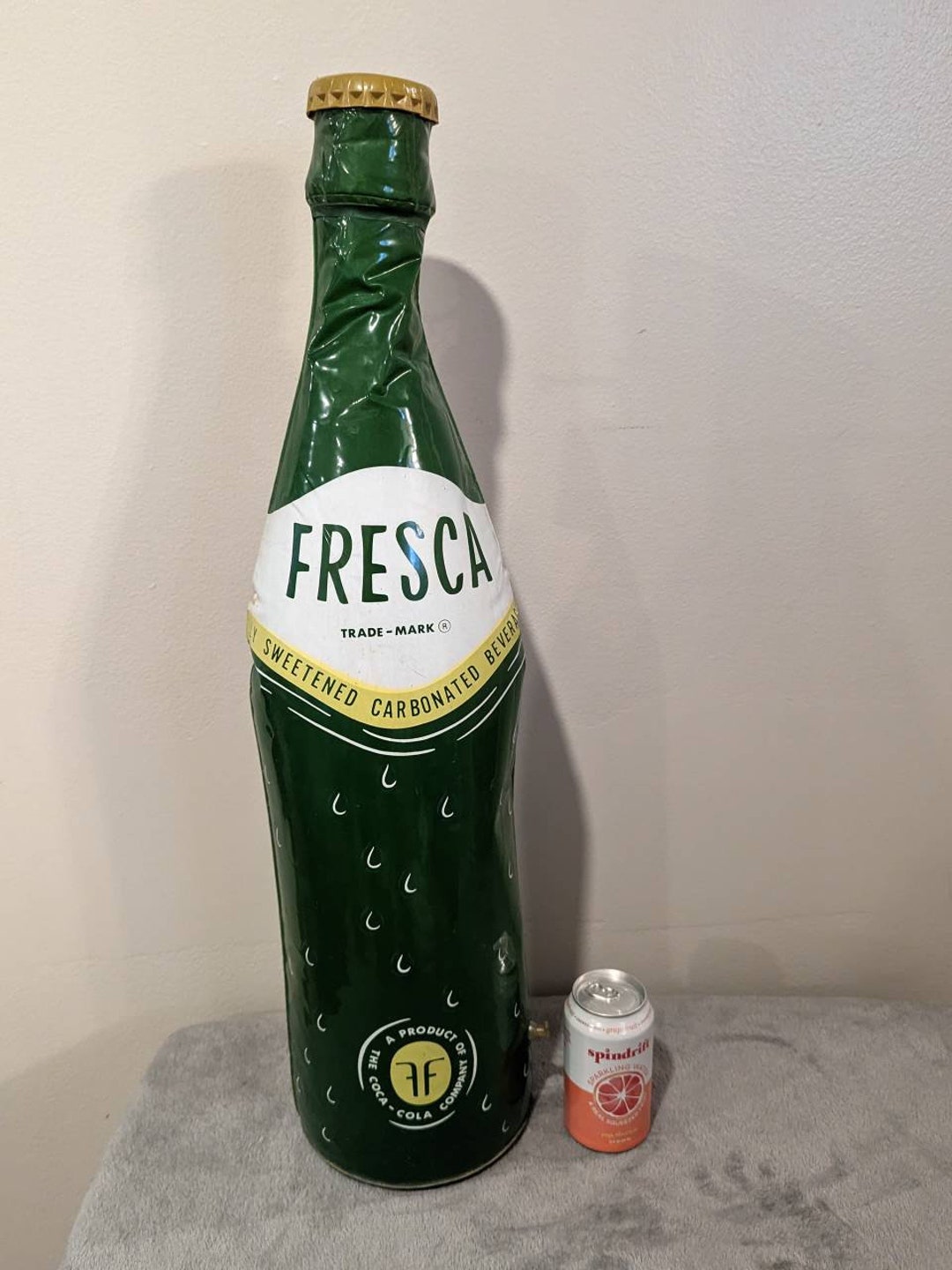 Original 1960's Fresca Soda Fountain Sign Old & Original Cardboard Sign ...
