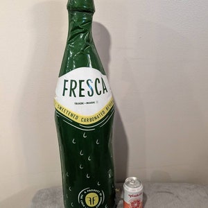 Original 1960's Fresca Soda Fountain Sign Old & Original Cardboard Sign ...