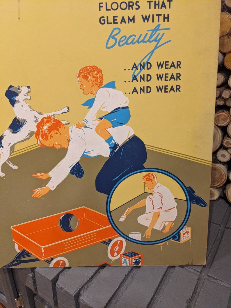 Large Original 1930's/40's Acme Paint Granite Floor - Etsy