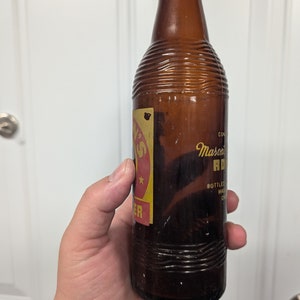 Vintage Mason's Root Beer Soda Pop Bottle - 10oz Soda Bottle for Soda ...