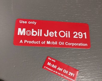Mobil Oil Stickers - Etsy