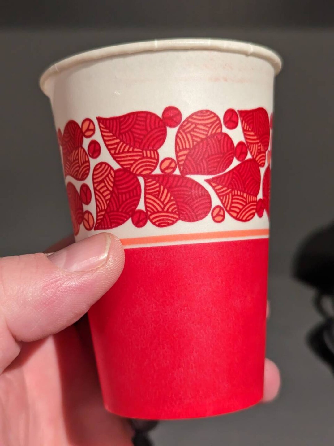 NOS 1970's 1972 Red Dixie Cups - Heart or Floral Design Old & Original ...