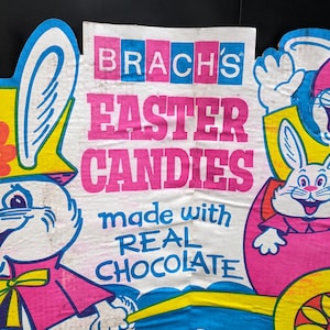 LARGE 1960s Real Chocolate Brach's Candy Easter Candy Candies Treats ...
