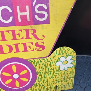 LARGE 1960s Easter Cart Brach's Candy Easter Candy Candies Treats ...