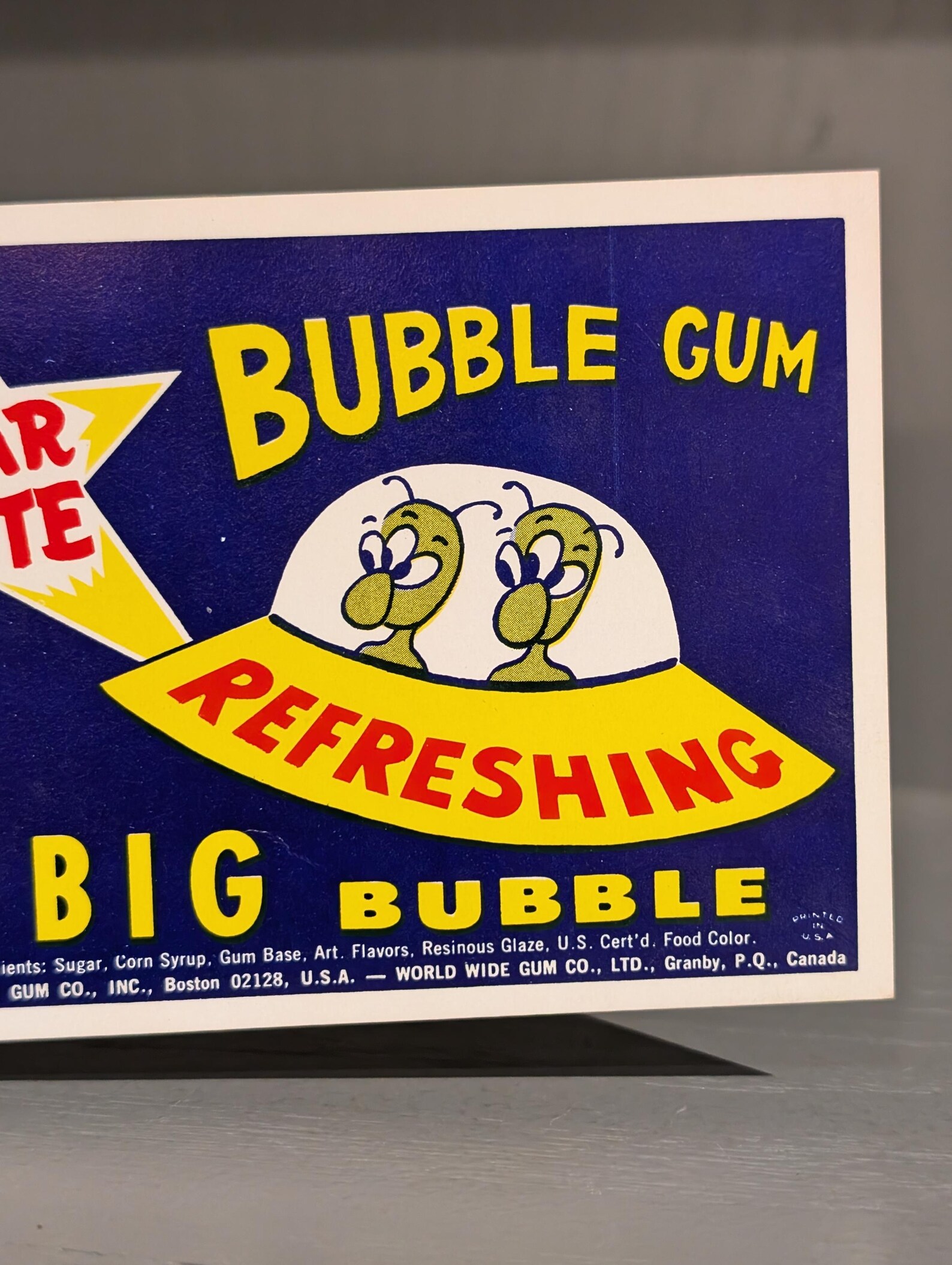 1960s 70s Star Brite Aliens in Flying Saucer Space Gumball Machine ...