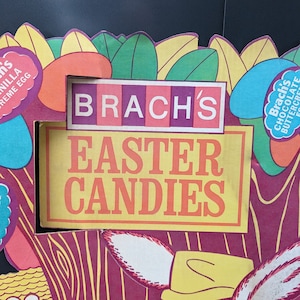 LARGE 1970s Easter Tree Brach's Candy Easter Candy Candies Treats ...