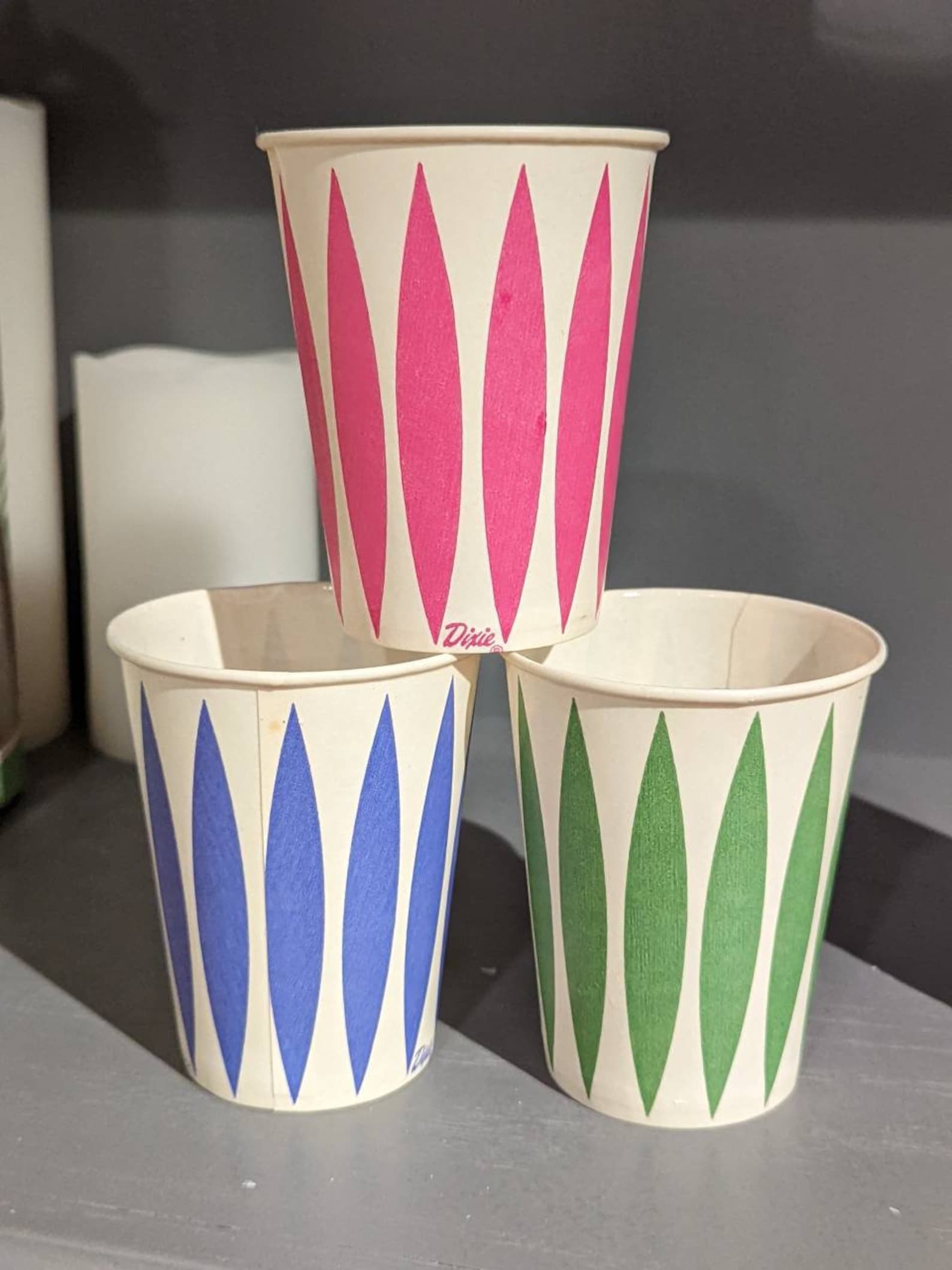 NOS 1960s Retro Dixie Waxed Paper Cup Old & Original Ice - Etsy