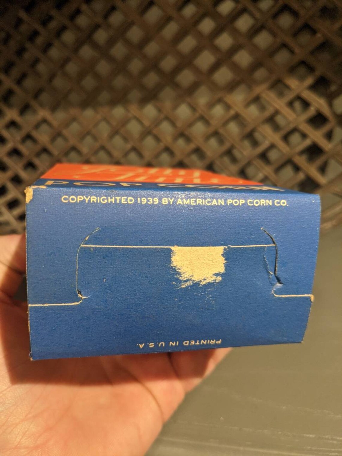 Small Vintage 1939 Jolly Time Pop Corn Box Old Original | Etsy