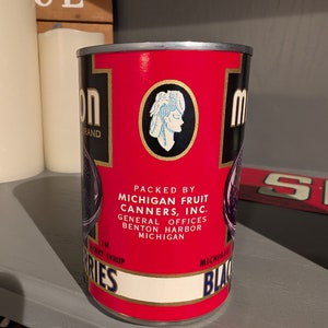 1949 - 1950 Dolly Madison Brand Blueberries or Blackberries Pie Filling ...