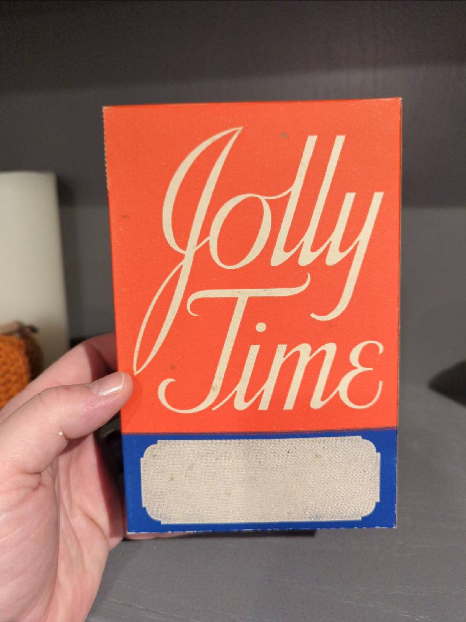 Small Vintage 1939 Jolly Time Pop Corn Box- Old - Original American Pop ...