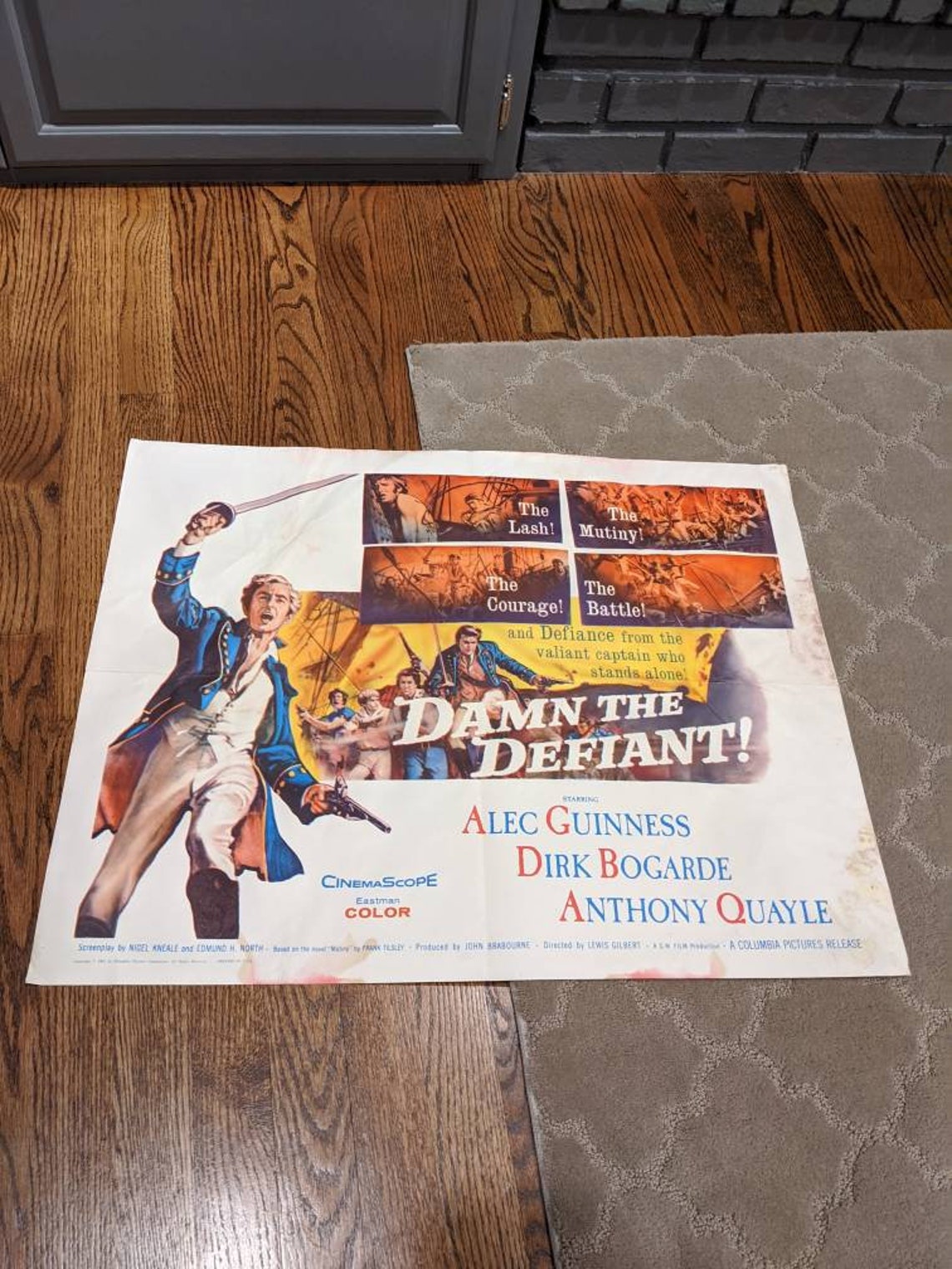 1962 Damn the Defiant Movie Original Display Movie Poster - Etsy