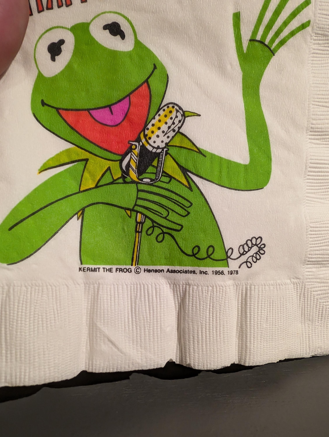 NOS 1970s the Muppets Kermit the Frog Happy Birthday Plate Themed ...