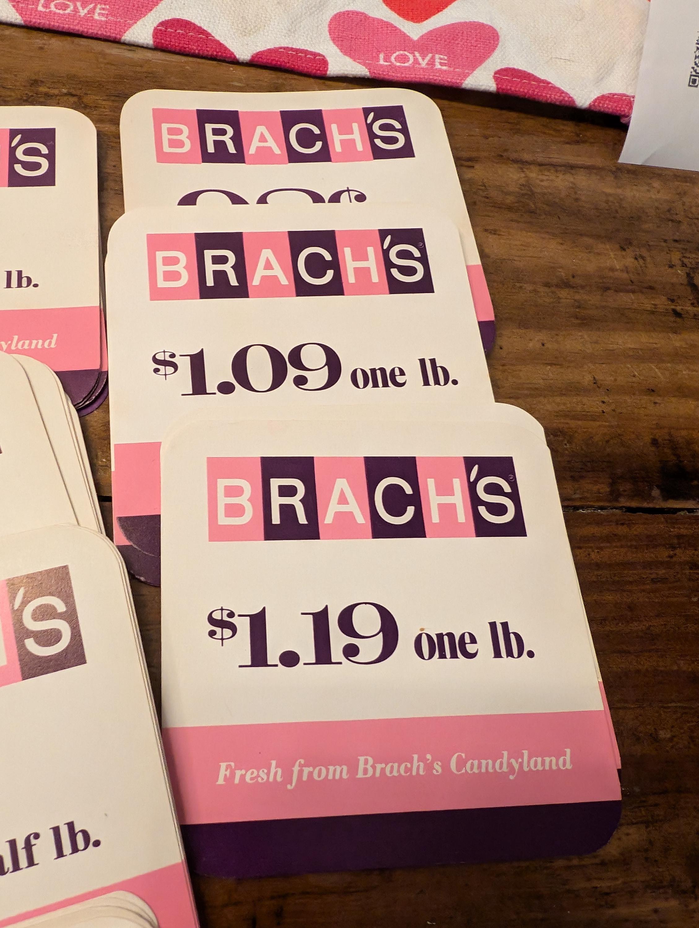 1970s Brach's Candyland Candy Candies Price Signs Price Tags Original ...
