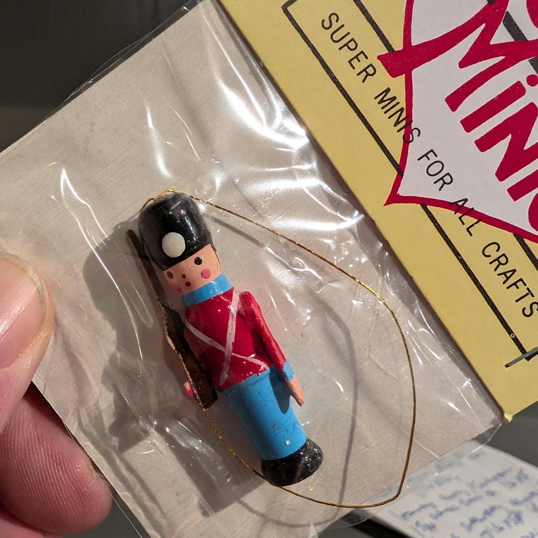 Original 1960s 70s Mini Toy Soldiers - Vintage Christmas Novelty for ...