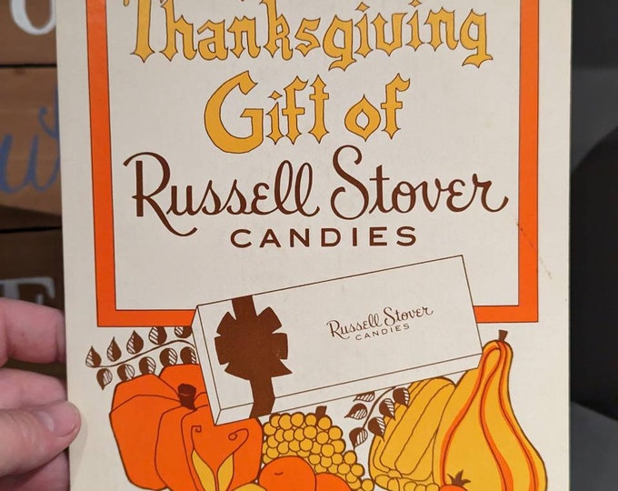1960's Original "thanksgiving Gift" Russell Stover Candy Treats ...