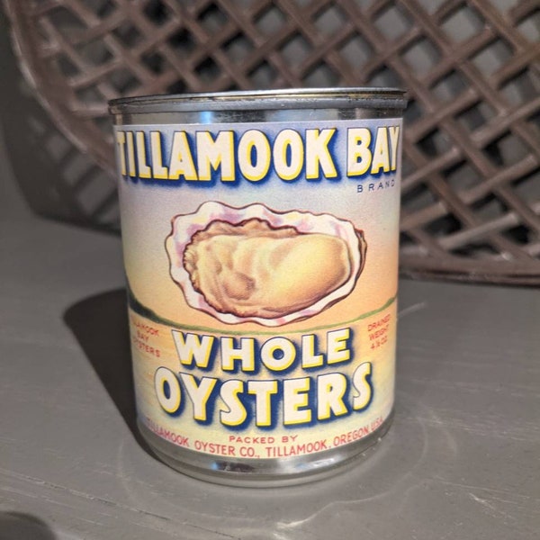 Oyster Can - Etsy