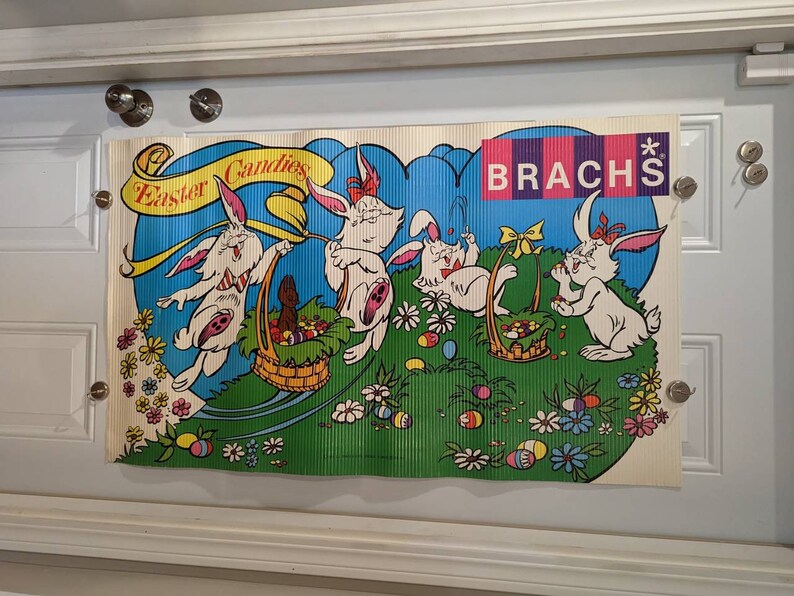 Large 1986 Brach's Candy Easter Candies Treats Display Original Grocery ...