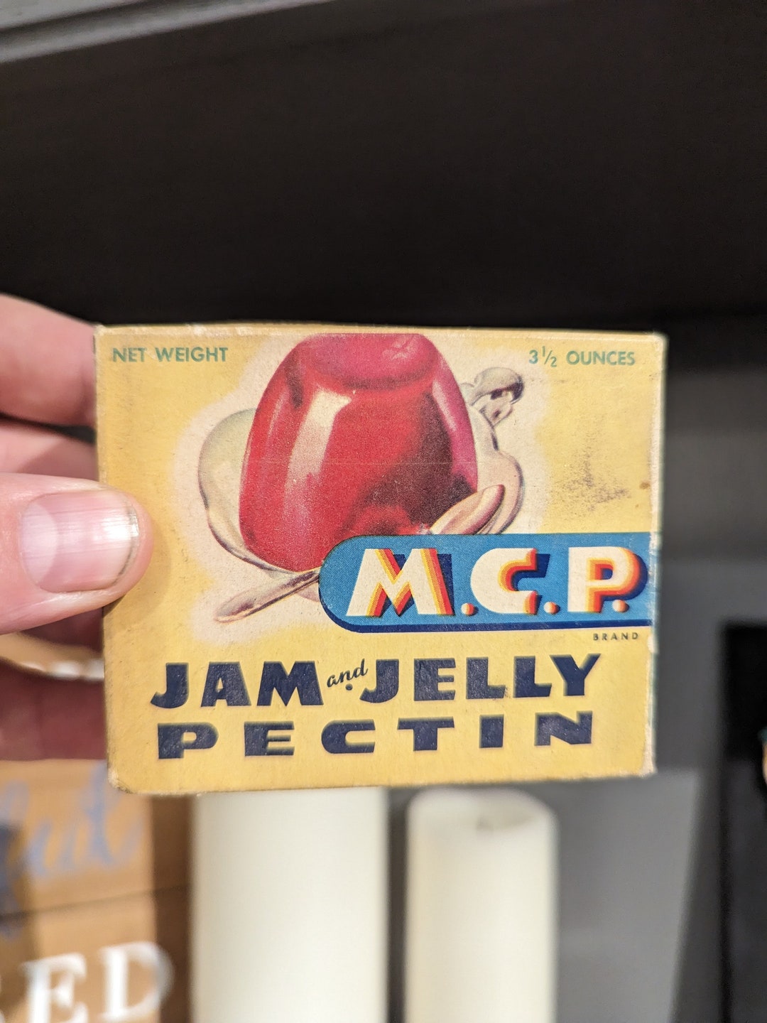 1940s 50s MCP Jam Jelly Pectin Gelatin Box Old & Original Kitchen Country Store Decor, - Etsy