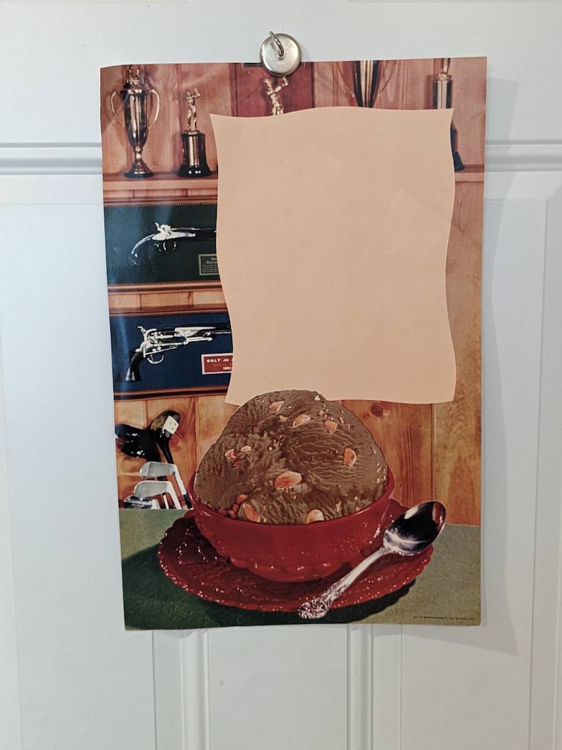 1950's Rocky Road Ice Cream Sign Poster Sign Poster Original Vintage ...