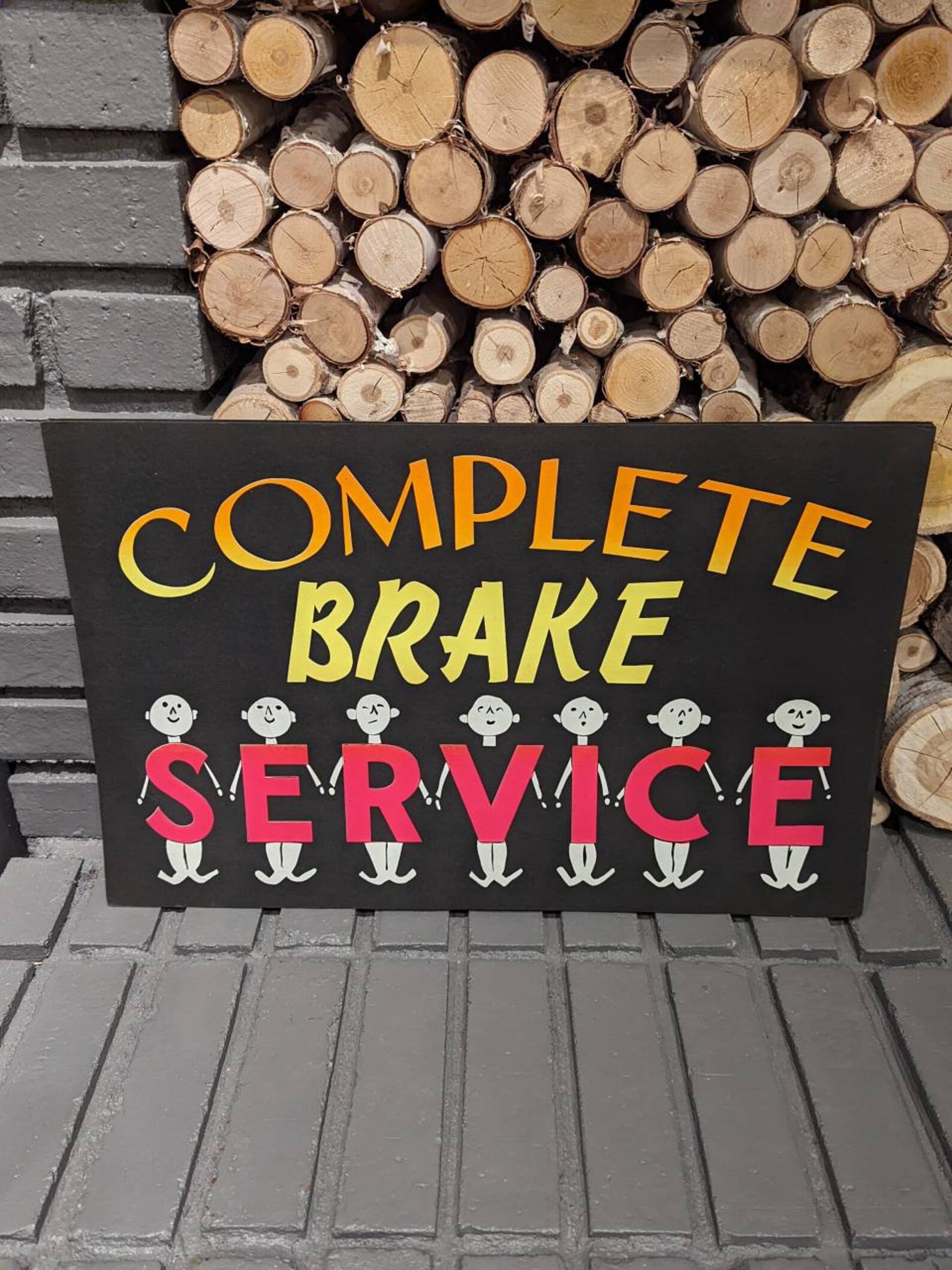 Original 1940's Complete Brake Service Gas Station - Etsy