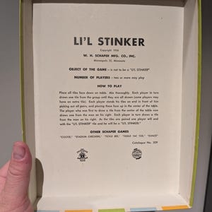 Original 1950s Lil Stinker Game - Like Old Maid - Mid Century Game ...
