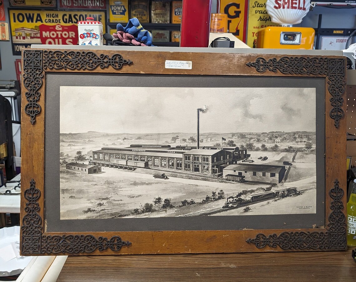 1920s Bostwick-lyon Bronze Foundry Factory Photo and Brass Castings ...