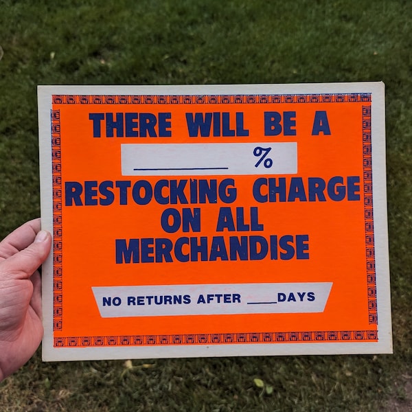 Restocking Sign - Etsy