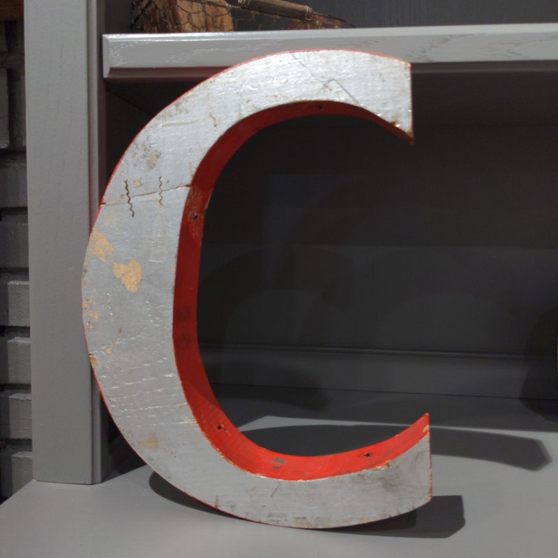 Vintage Sign Letter - Etsy