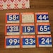 5 1/2 X 7 OK Farewell Hardware Store 1960's Hardware Store Price Sign ...